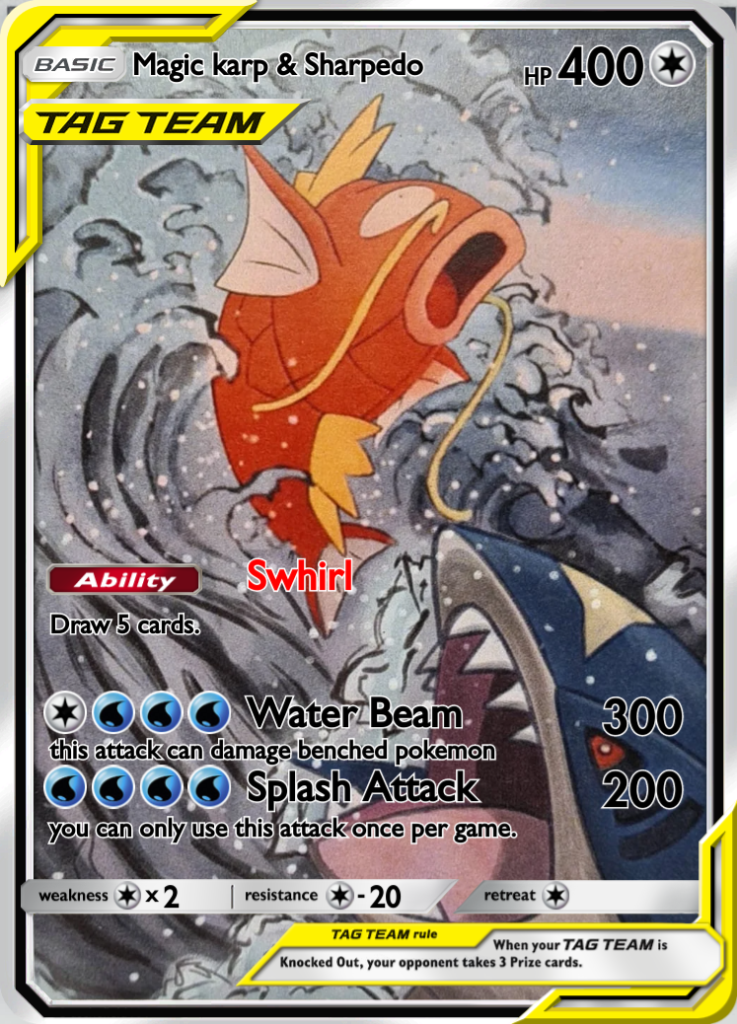 magic karp and shpedo - PokeCardMaker