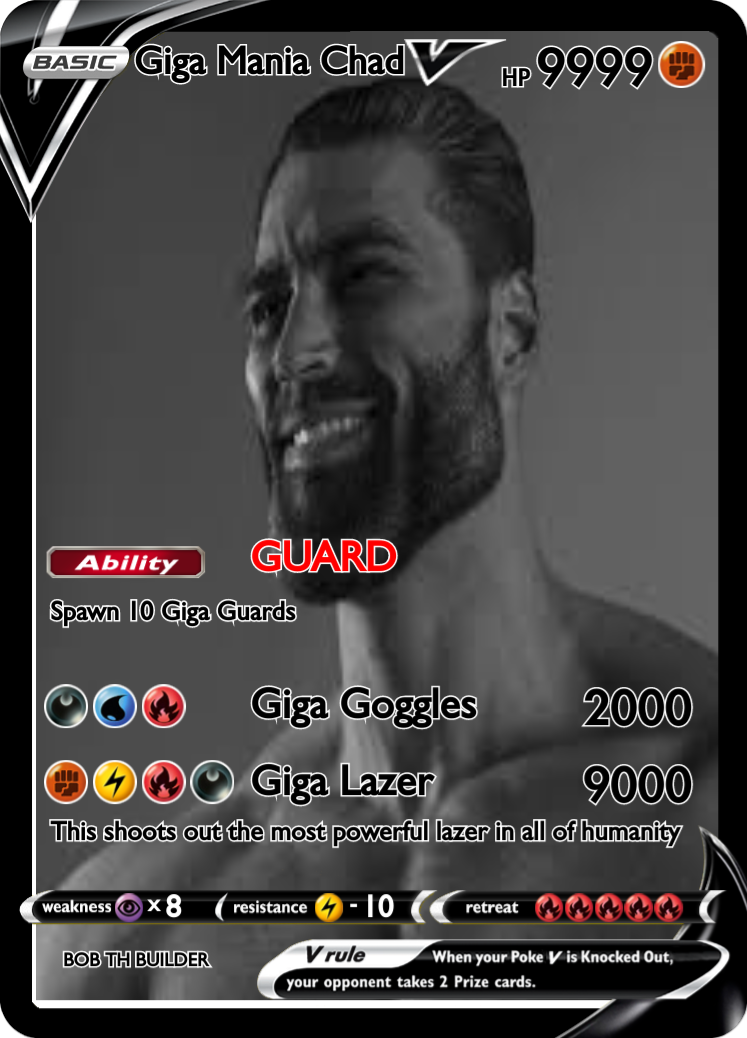 Giga Mania Chad - PokeCardMaker