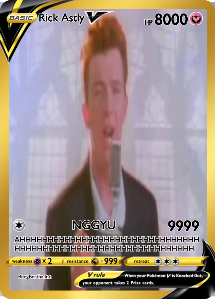 Rick Astly - PokeCardMaker
